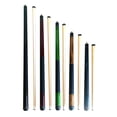 Set of 5 Aska Mixed Length Cues LS, Canadian Hard Rock Maple Billiard ...