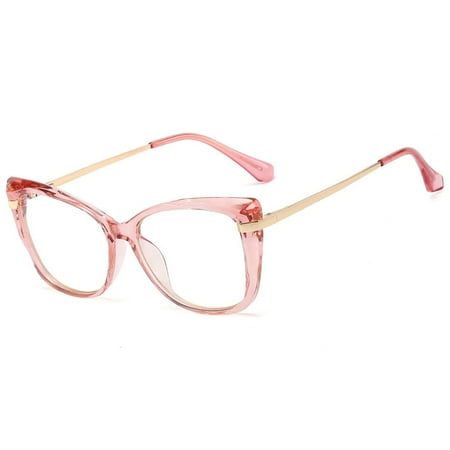 Stylish Glasses With Anti-blue Light Function Full Frame Flat Lens ...
