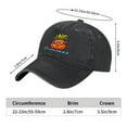 Adjustable Vintage Cotton Washed Distressed Baseball Cap - Fun Cartoon ...