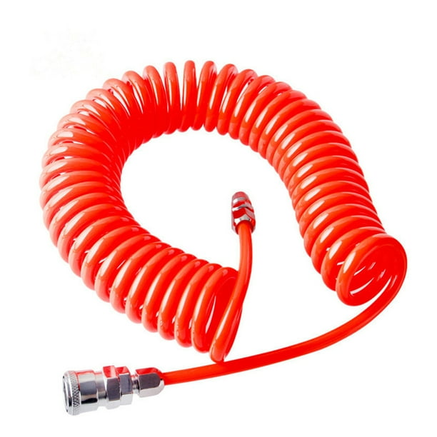 Peggybuy Air Compressor Hose Spiral Pipe Pneumatic Telescopic Spring ...