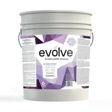 Evolve 5-Gallon Graphite Gray Interior/Exterior Latex Paint + Primer ...