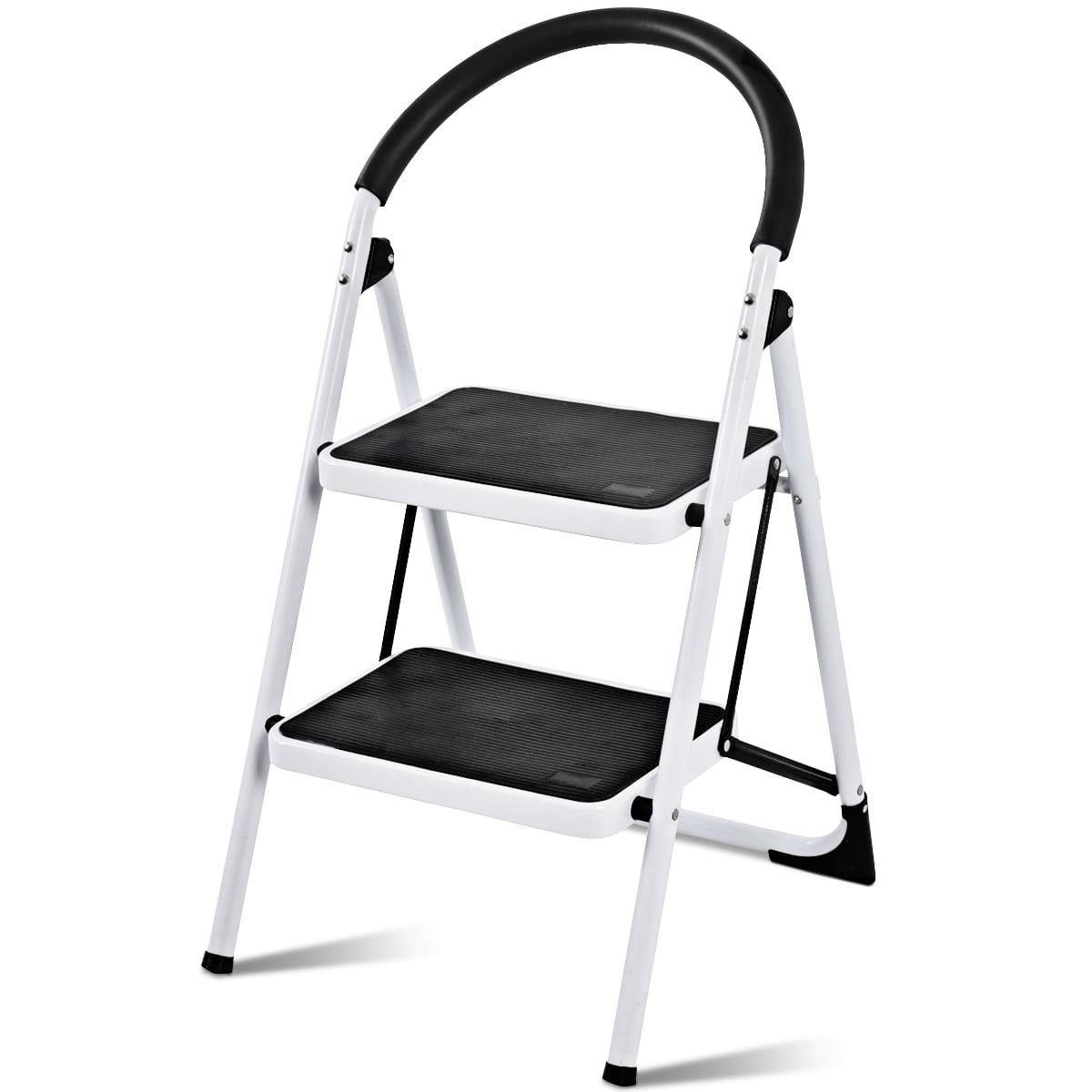 Click here for Patiojoy 2 Steps Folding Ladder 330lbs Heavy Duty... prices