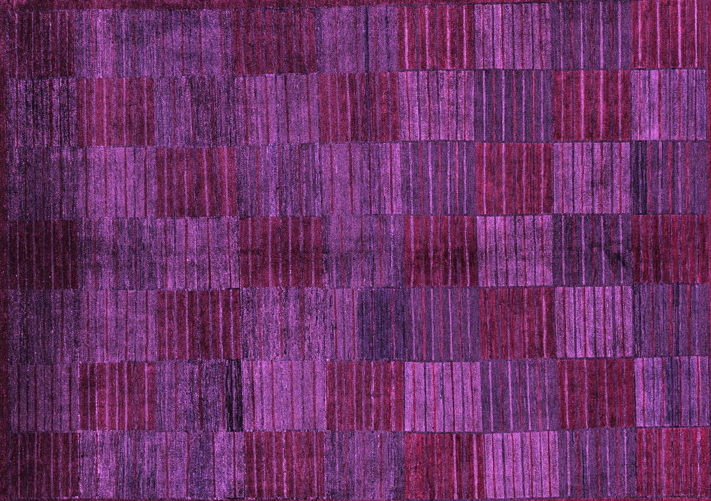 Ahgly Company Indoor Rectangle Checkered Purple Modern Area Rugs, 6' x ...