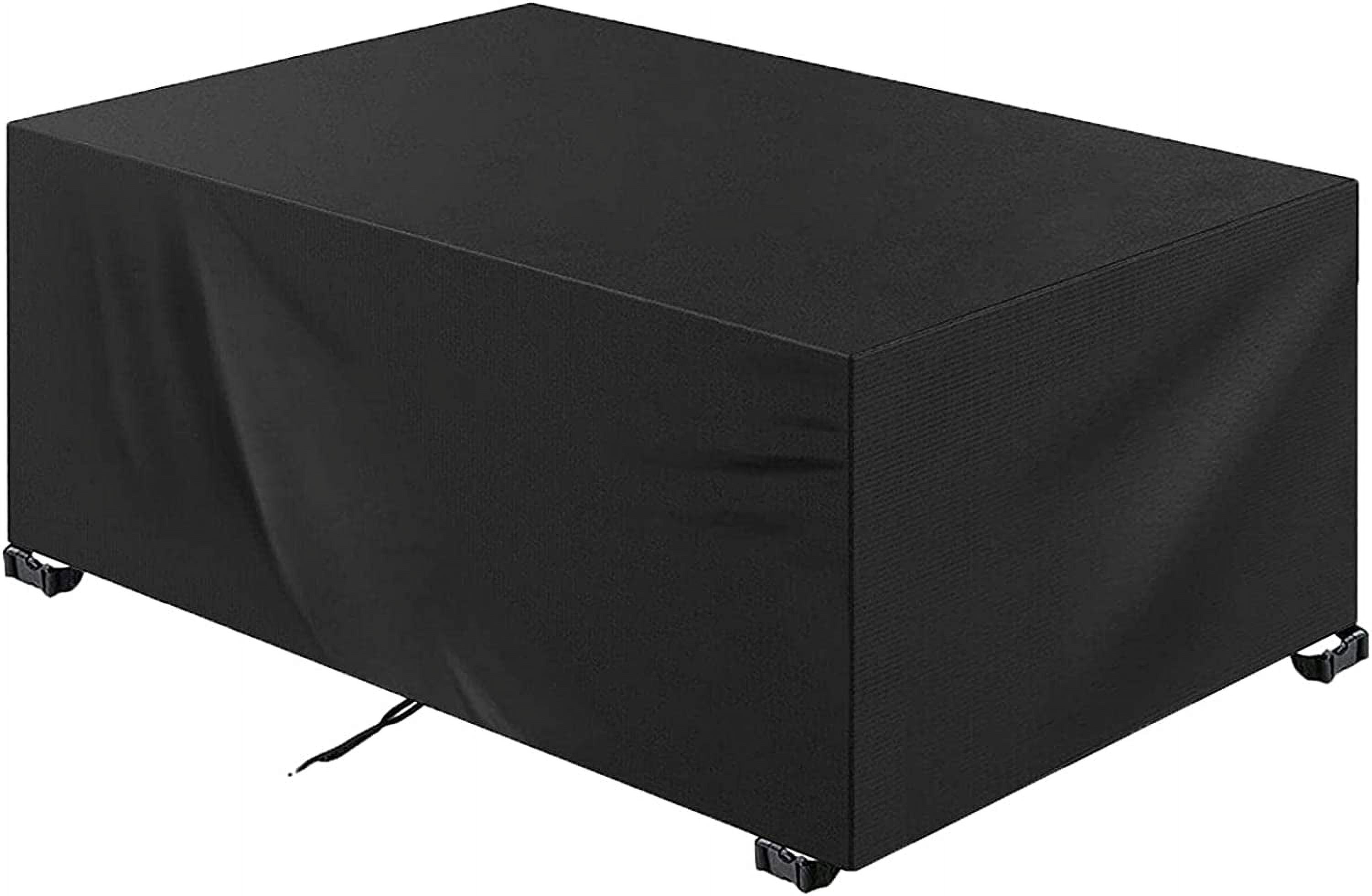 18meng Art Cover Muebles de jardín 160x100x70cm Mesa 420D Oxford ...