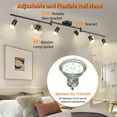 Depuley 6 Light Modern Track Ceiling Light Flush Mount Track Lights ...