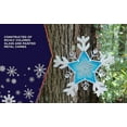 Moonrays 97034 Solar Outdoor Winter Snowflake Wind Chime - Walmart.com