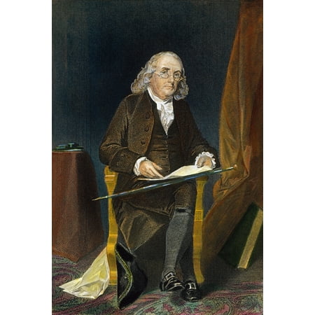 Benjamin Franklin /N(1706-1790). American Printer, Publisher, Scientist ...