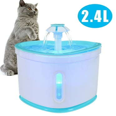 Electronic Pet Water Fountain and Dish - Automatic for Cats Dogs ...