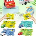 FUUY Puzzle Racer Car Track Puzzle Track Car Play Set DIY Puzzle Tracks ...