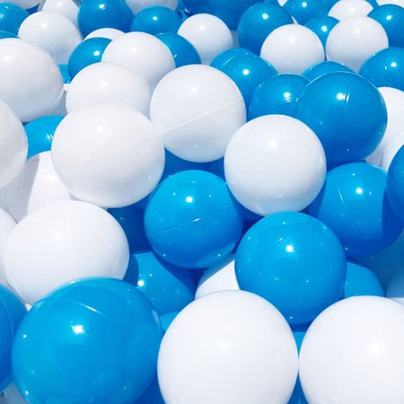 50 Pcs Ocean Balls Colorful Balls Eco Friendly 2.2Inch Soft Plastic ...