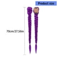 26cm Long Braid Hairpiece For Cosplayers Party Enthusiasts Easy ...