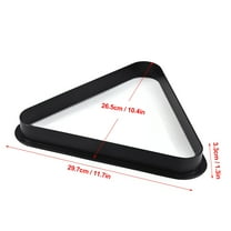 GSE Games & Sports Expert 2-Tone Solid Wood Billiard Ball Rack. 8-Ball ...