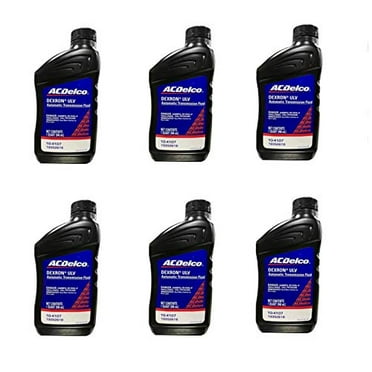 ACDelco GM Dexron VI Full Synthetic Automatic Transmission Fluid 1 Quart 6 Pack - Walmart.com