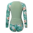 Women 2 Piece Long Sleeve Rash Guard With Built In Bra Swimsuits Upf 50