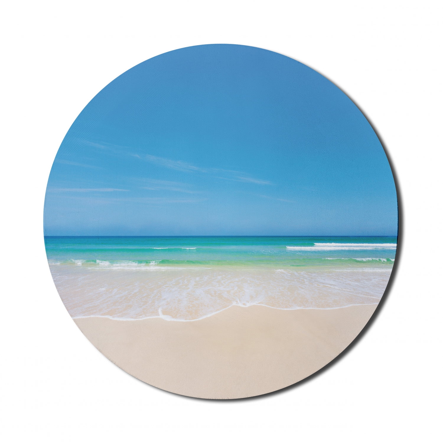 Ocean Mouse Pad for Computers, Summer Sandy Paradise Beach Sea and ...