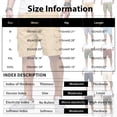 Dresfit Linen Shorts for Men Drastring Elastic Waist Cargo Shorts ...