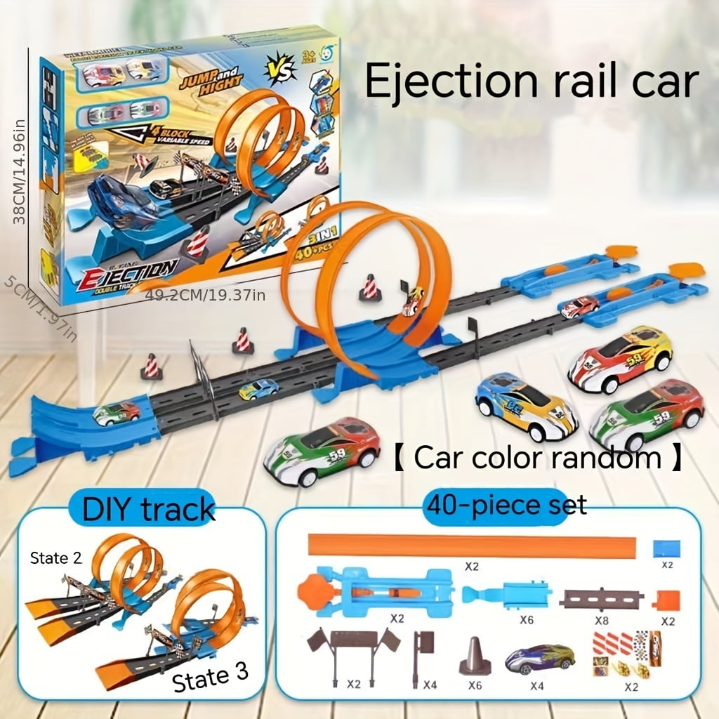 Click here for Grm Childrens Combination Set Track Car Three Ring... prices