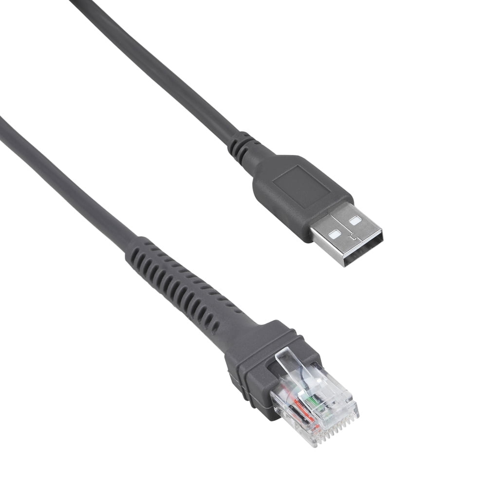 PwrON 6.6ft USB Cable Cord Plug Wire Compatible with Symbol Barcode ...