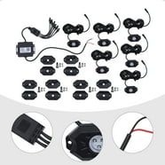 Sunpie 12 Pod RGB-W LED Rock Lights Kits for Cars, Off Road, UTV ...