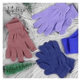 Motique Accessories Ladies Gloves Magic Knit Gloves for Women Solid ...