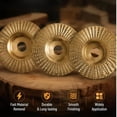 Angle Grinder Polishing Pad, 3 Piece Steel Sanding Discs and Heavy Duty ...