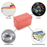 3x5 Index Card Holder with 100 Heavyweight Ruled Index Cards and 25 ...