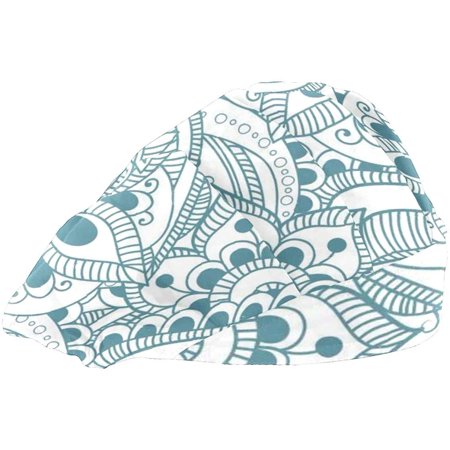 Working Hat Zentangle Hand Drawn Flowers Women's and Men's Cap ...