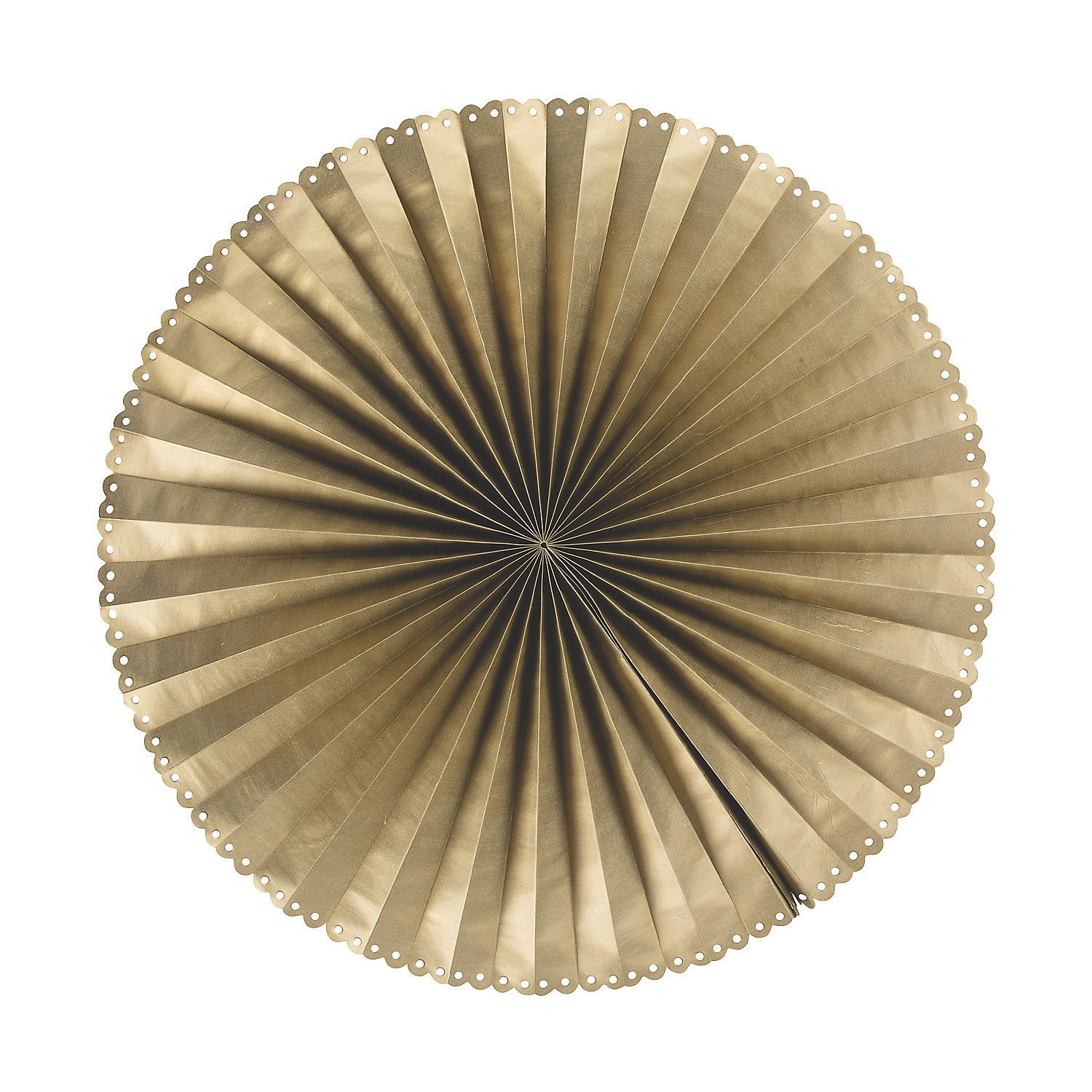 Gold Giant Paper Fan 30In - Party Decor - 6 Pieces - Walmart.com