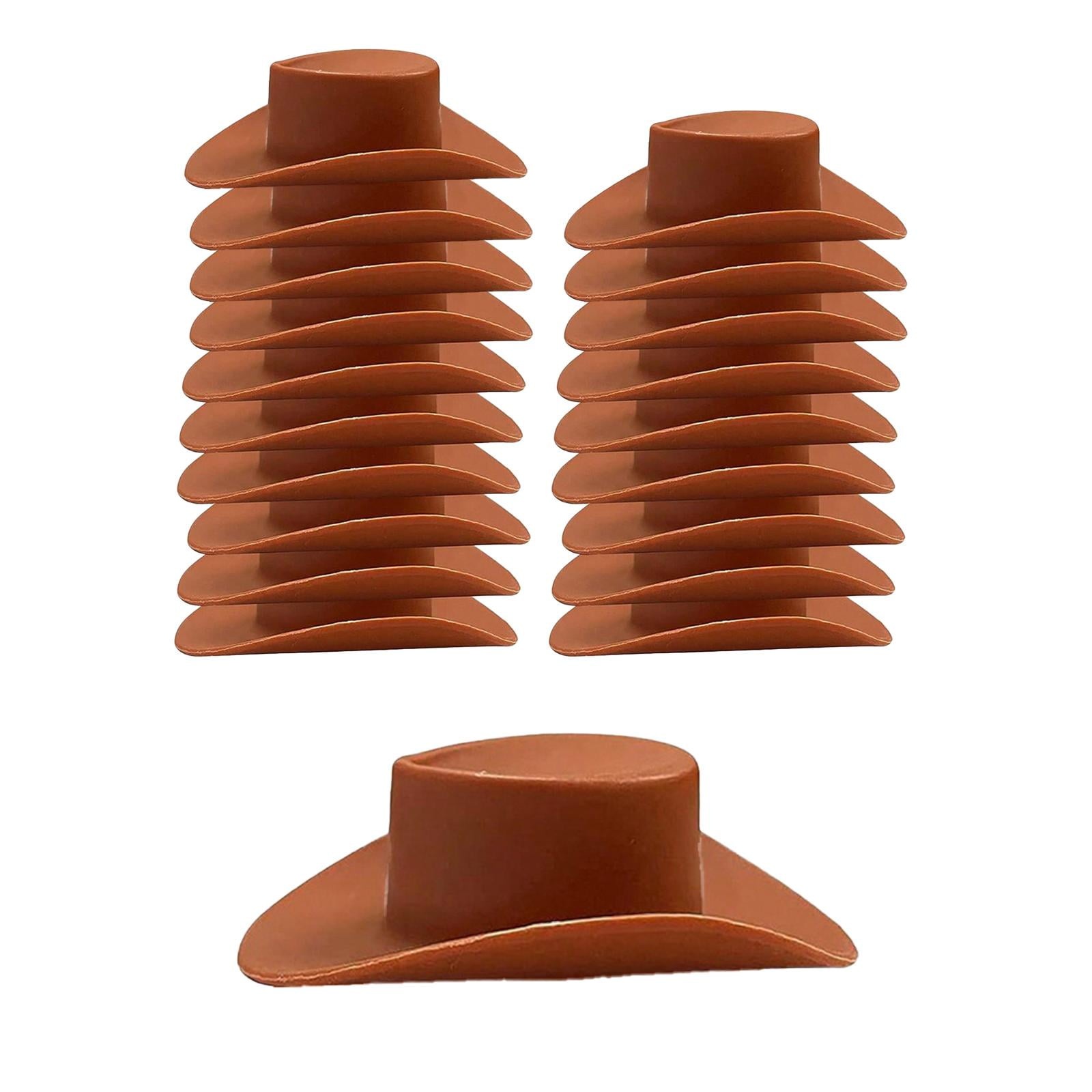 20 Piezas Mini Sombreros de Vaquero Juegos de Casa Regalos Miniatura ...