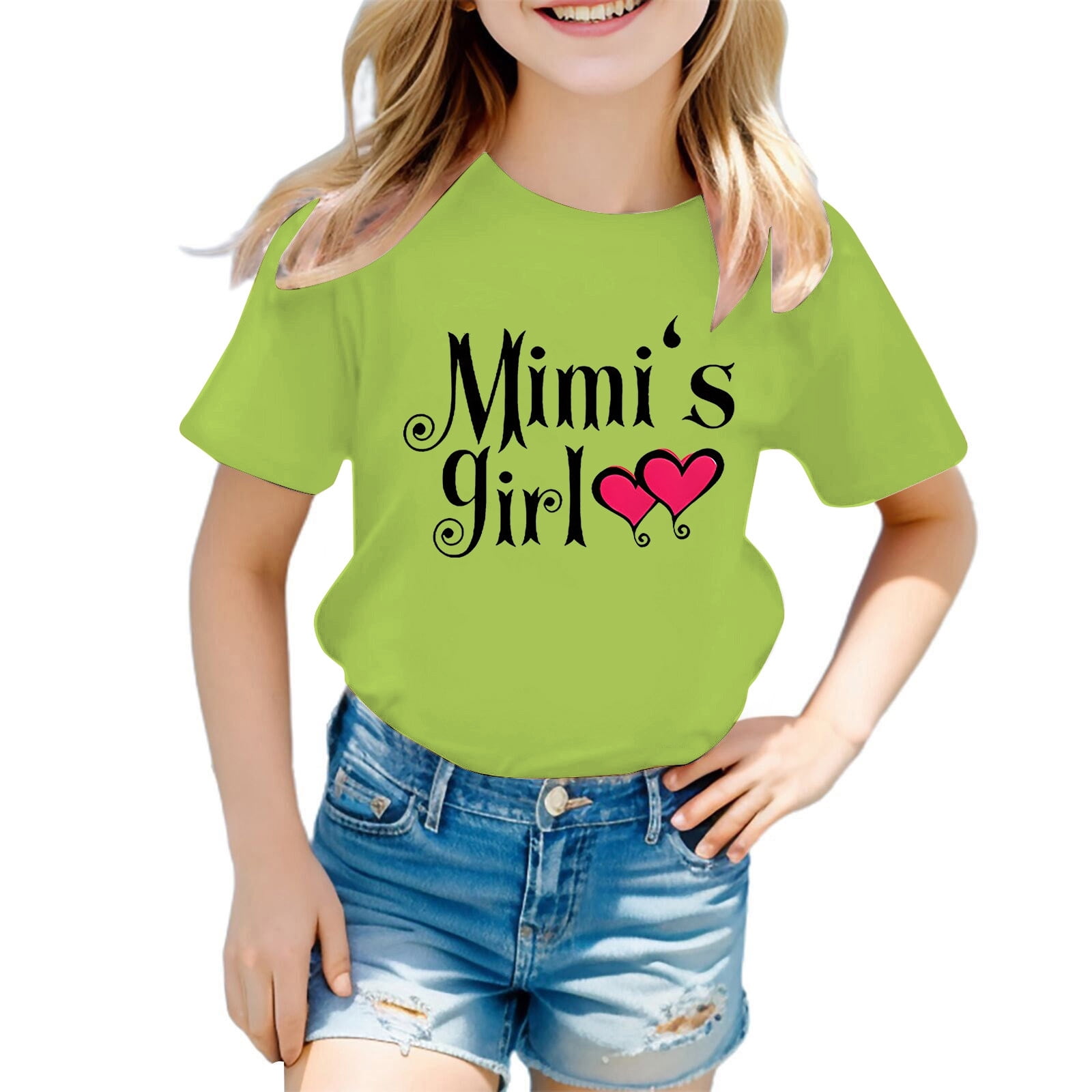 Click here for Huaiyyyy Kids Girls T Shirts Crewneck Letter Print... prices