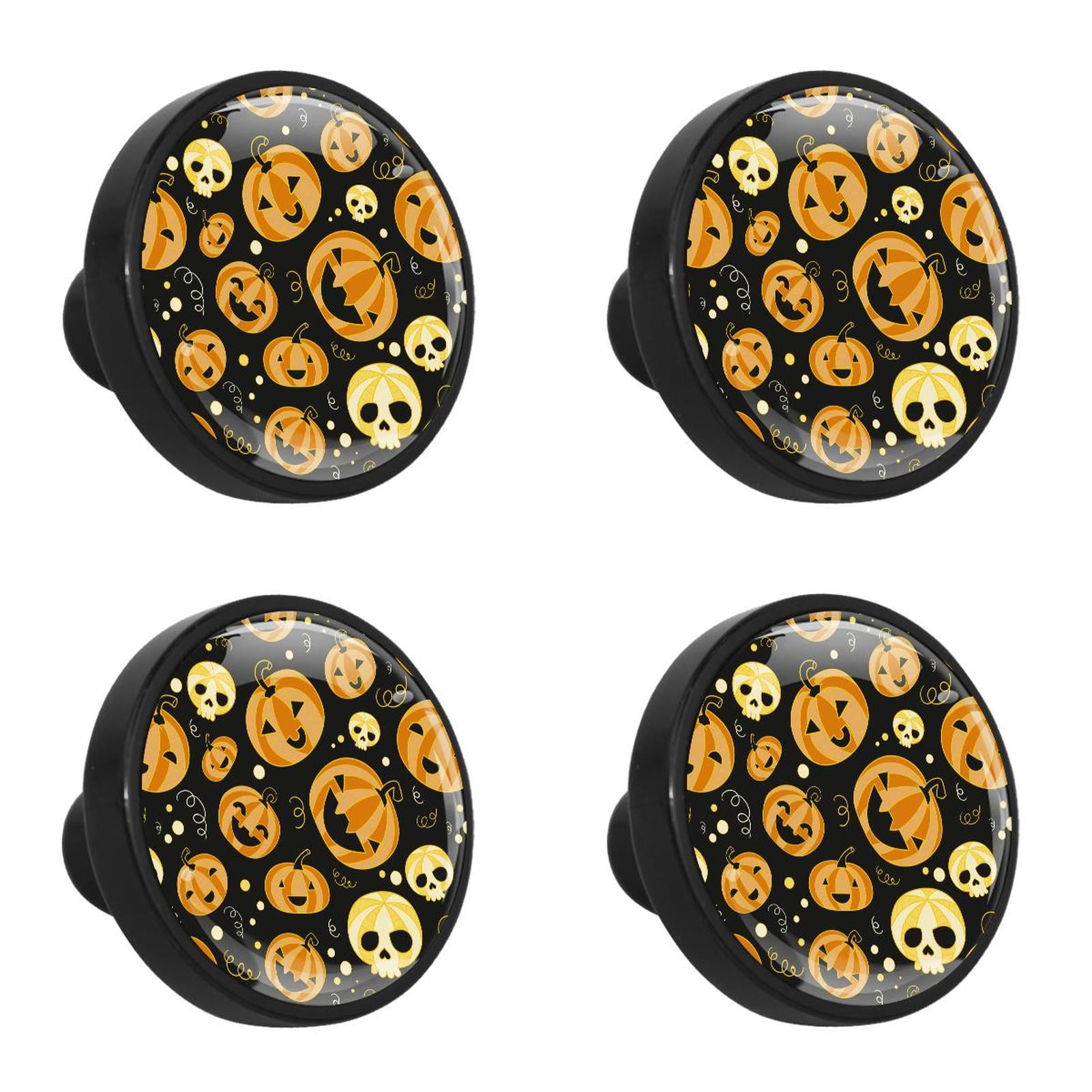 4 Pcs Skull Knobs for Kitchen Cabinet Cupboard Dresser Bookcase Drawer ...