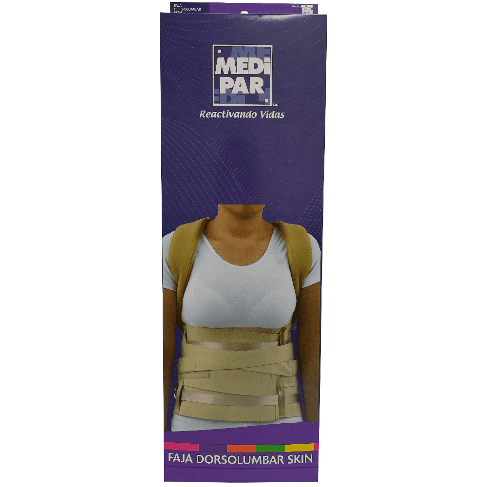 Faja Dorsolumbar Skin Talla Chica Medipar FSK-01 | Walmart en línea