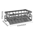 Kitchen Drain Rack For Sink Drainer Steel Storage Rack Kitchen Drainer Dish Soap Sponge Wipe