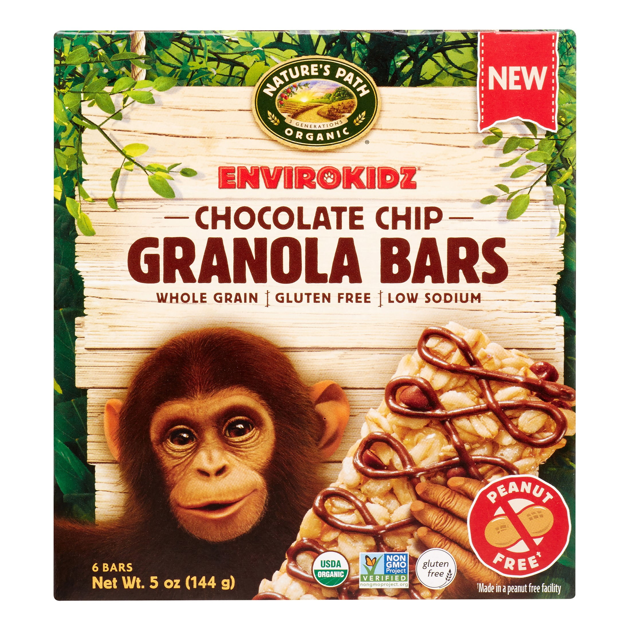 Envirokidz Organic Milk Chocolate Chip Bar 6 Oz Walmart envirokidz-organic-milk-chocolate-chip-bar-6-oz-walmart