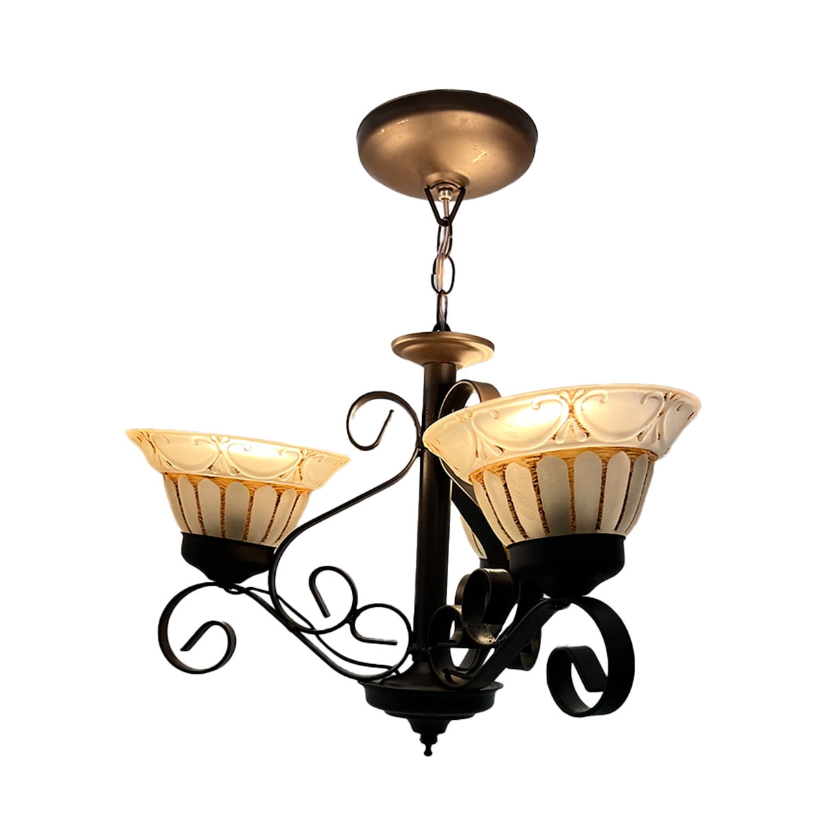 Candil De Techo, Luz Ideal, C-11 Herrería, Chocolate 3 Brazos | Bodega ...