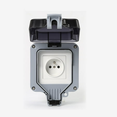 Single Outdoor Socket Waterproof Socket, Wall Power Socket, IP66 Switch ...