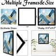 Black Picture Frame, 16x16 Picture Frame for Square Photo Poster Canvas ...