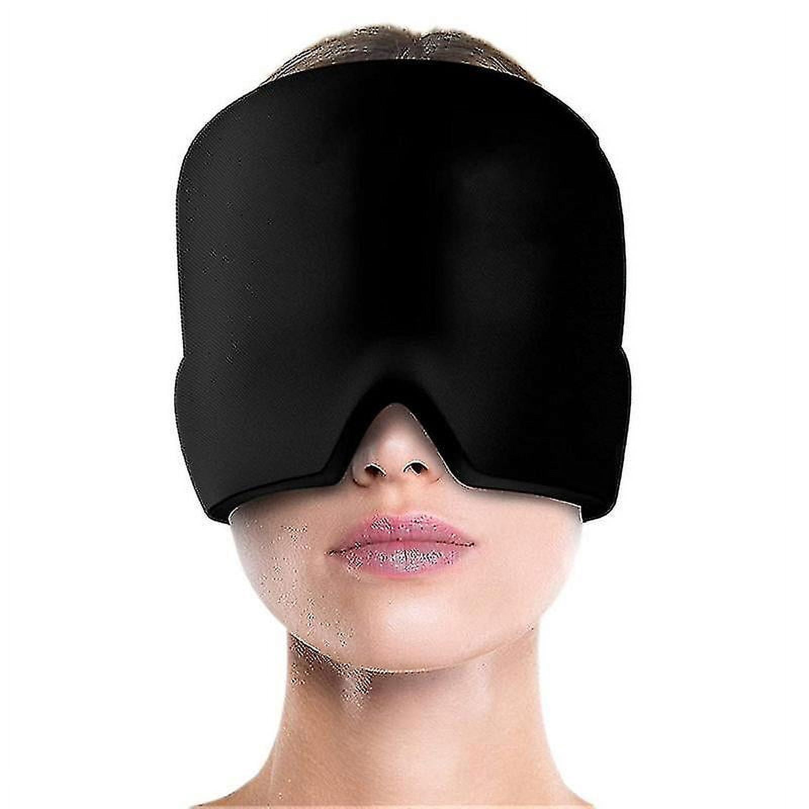 Headache Relief Cold Compress Hood Comfort Ice Bag Eye Mask Ice Cap ...