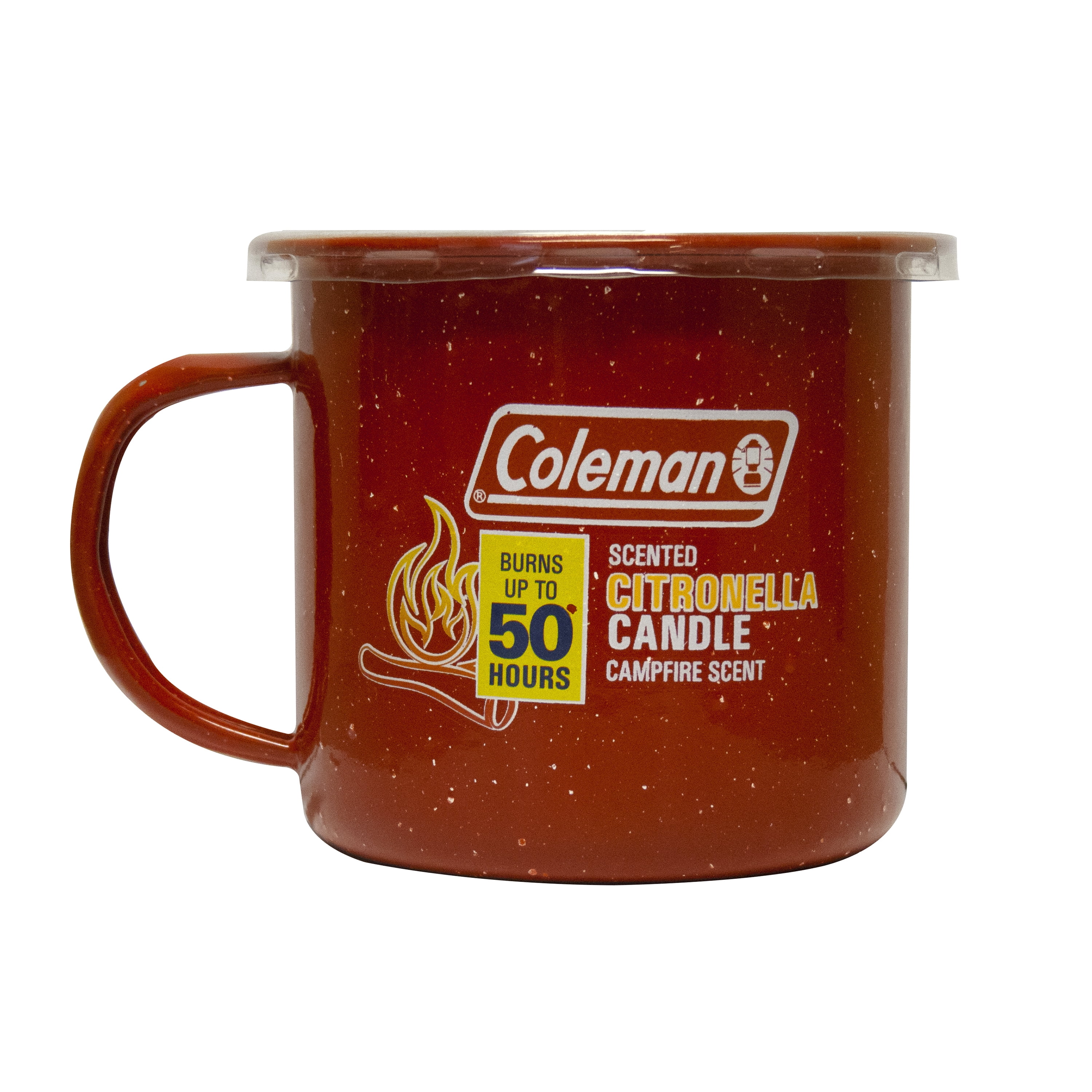 Coleman Retro Red Mug Citronella Candle with Campfire Scent - Walmart.com