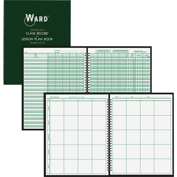 Ward, HUB91018, Combo Teacher's Record/Planning Book, 1 Each - Walmart.com