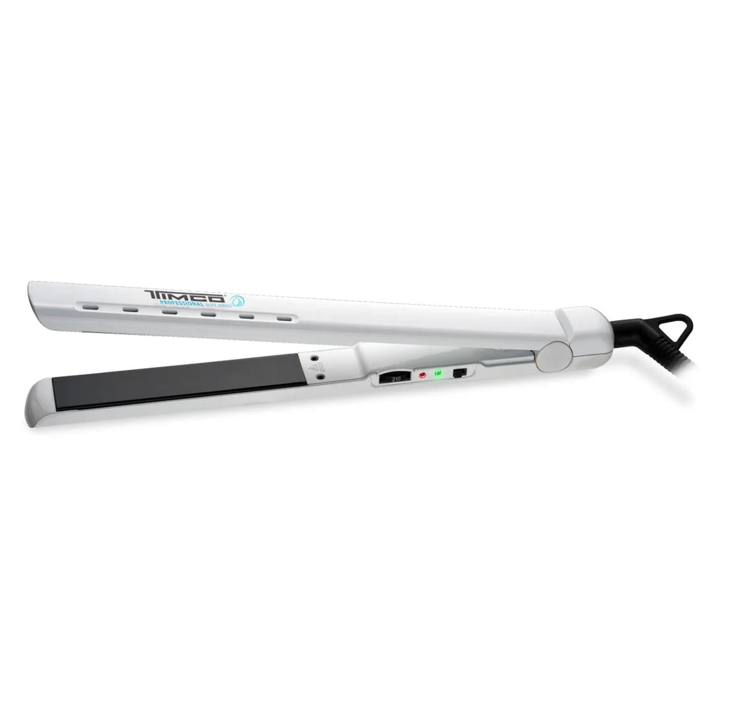 Plancha Alaciadora Timco PWD para cabello húmedo y Seco blanco 1 ...
