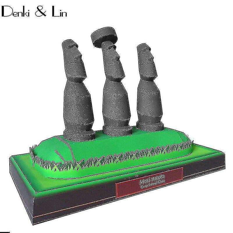 Lean Moai Estatua 3d Edificio Diy Educatal Juguete Juego | Bodega ...