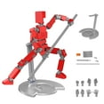 Second Generation T13 Action Figure 3d Printed Human Body Model Lucky