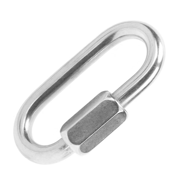 Quick Link,Locking Carabiner Stainless Steel Locking Carabiner O Shape ...