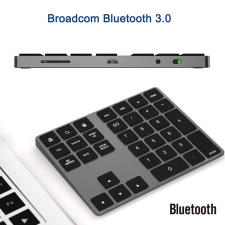 Numeric Keyboard with USB Digital Input Travel Aluminum Small Receiver ...