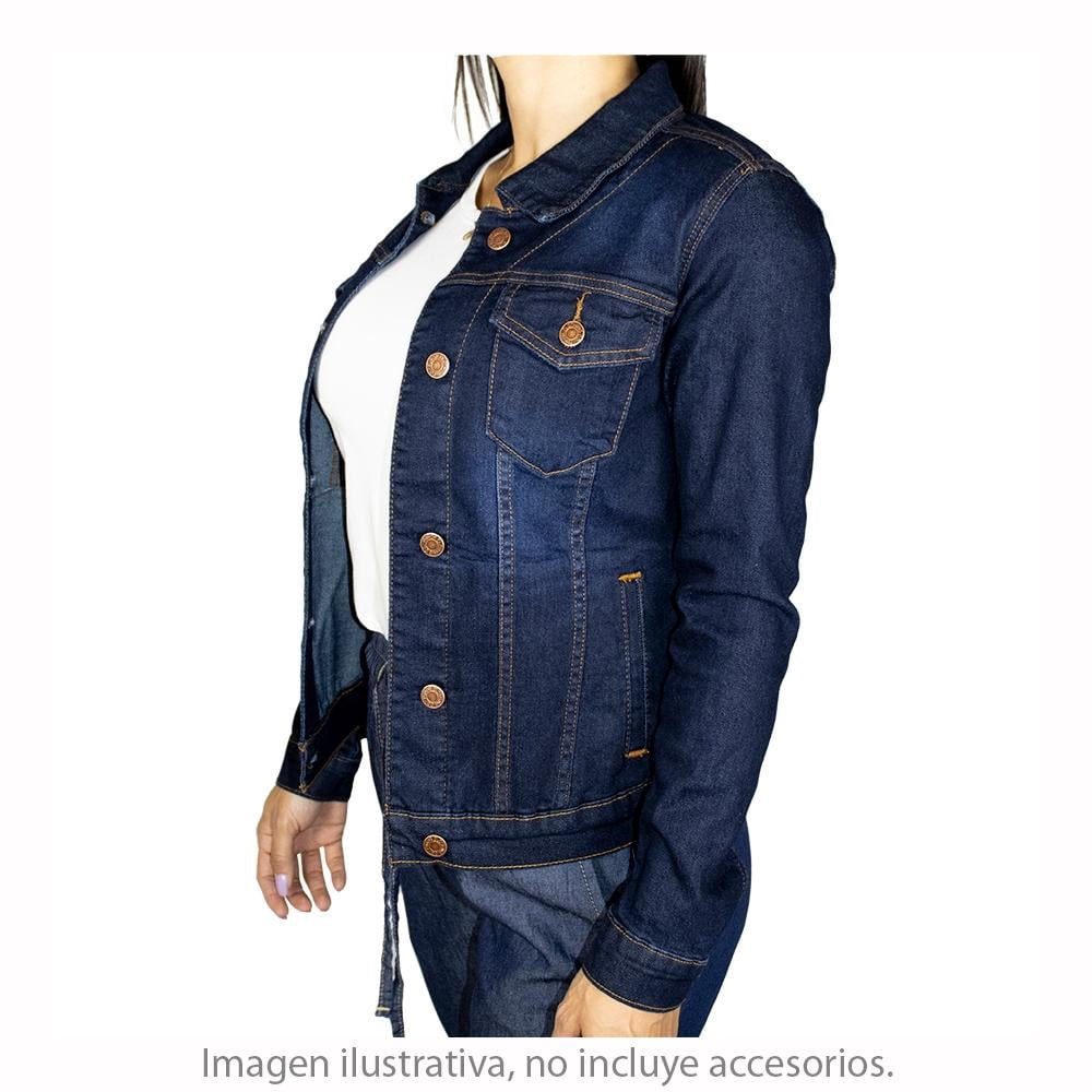 Chamarra Furor Elements Talla CH con Botones Azul | Walmart en línea