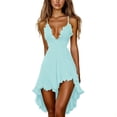 Cheytotty Womens Spring Summer Dress, Round Neck Solid Color Sleeveless ...