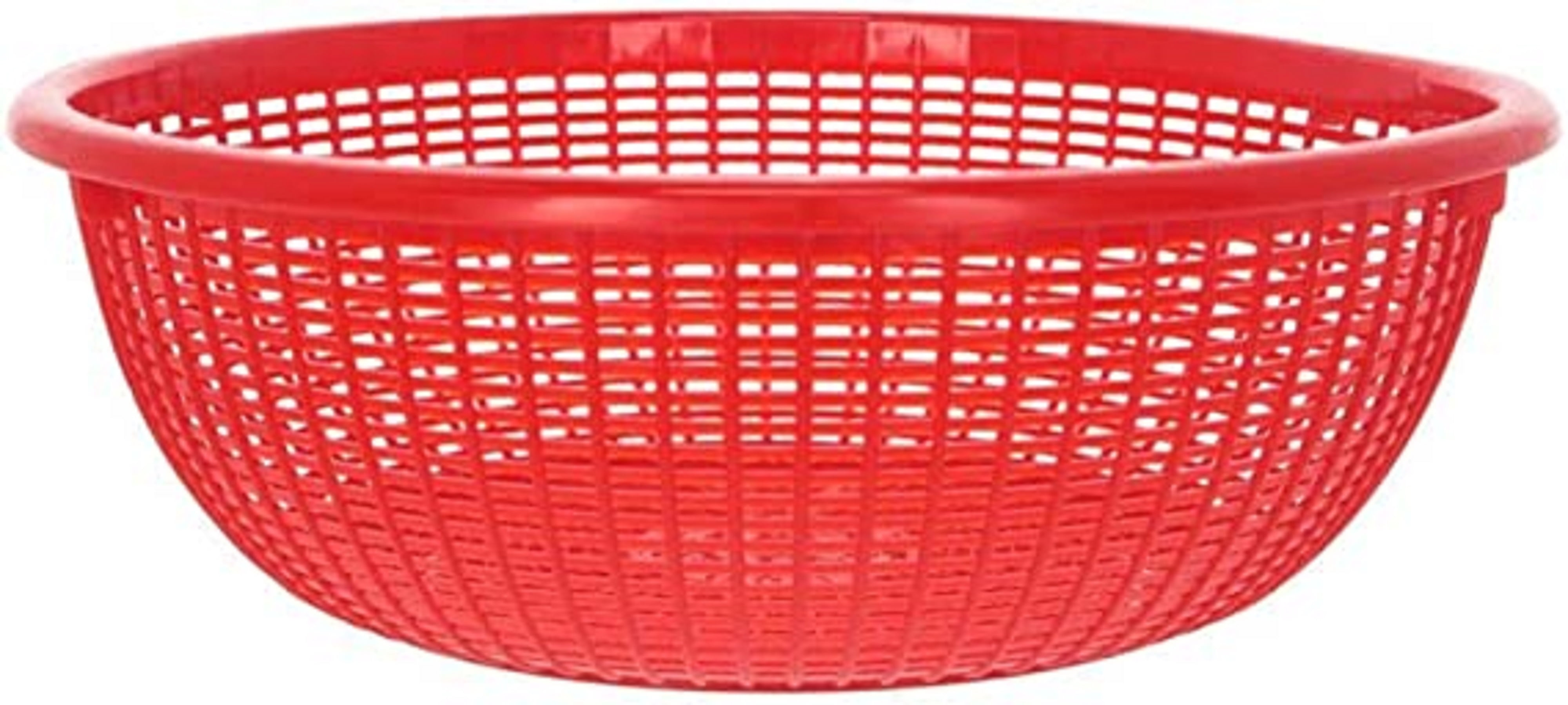 Truecraftware – 11 1/2-inch Round Perforated Wash Basket, Plastic ...