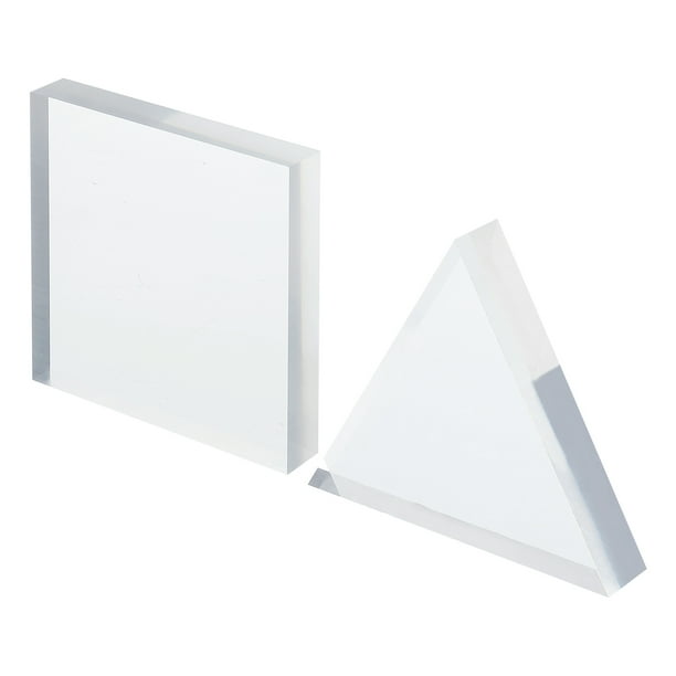 Uxcell Triangle Square Photography Background Props Set, Acrylic Photo ...