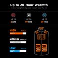Venustas, Men's Heated Fleece Vest, XL, Up to 20 Hours Warmth - Walmart.com